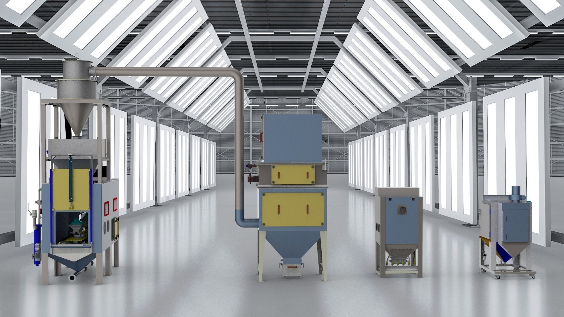 Sand blasting equipment 3D model animated | CGTrader