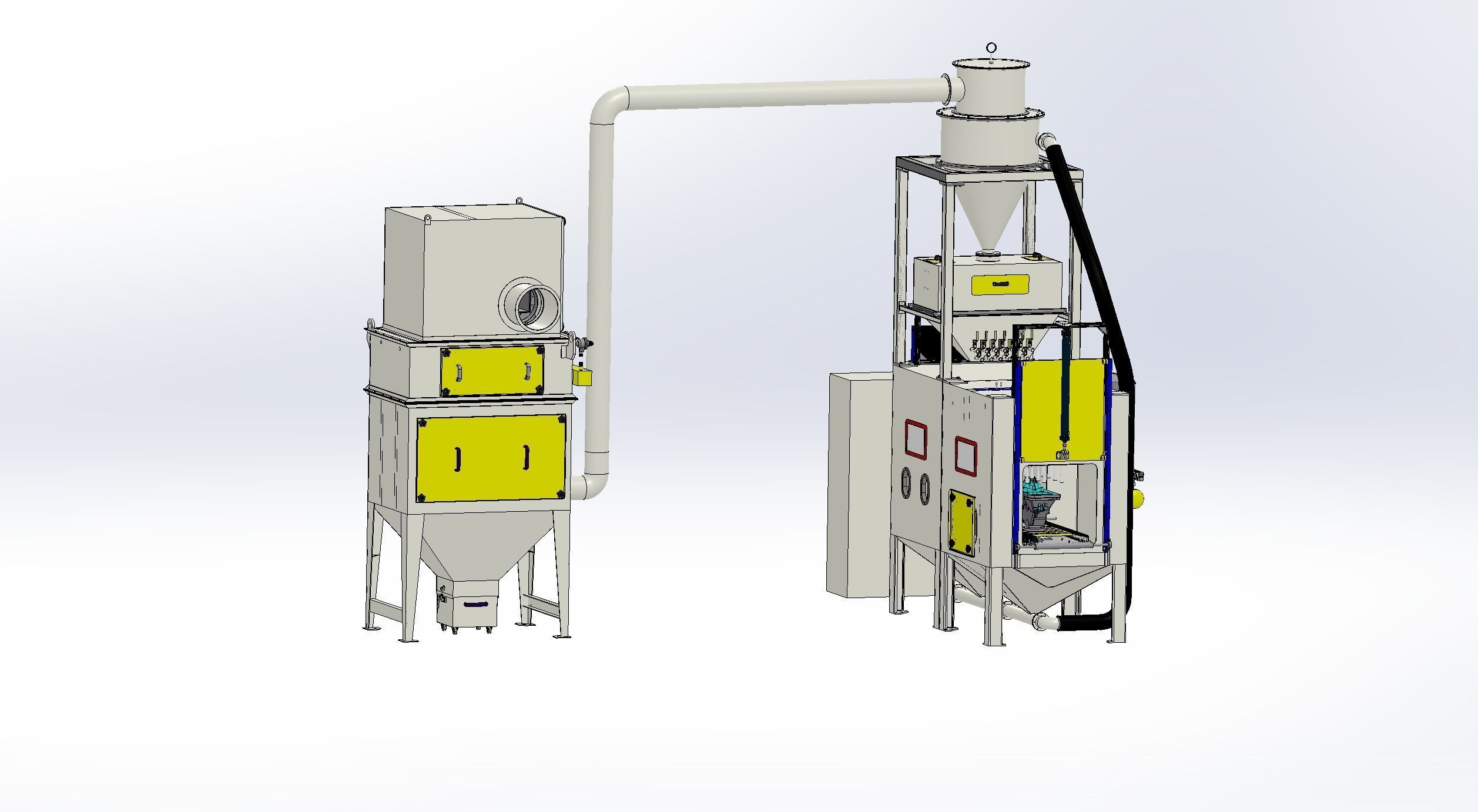 Sand blasting equipment 3D model animated | CGTrader