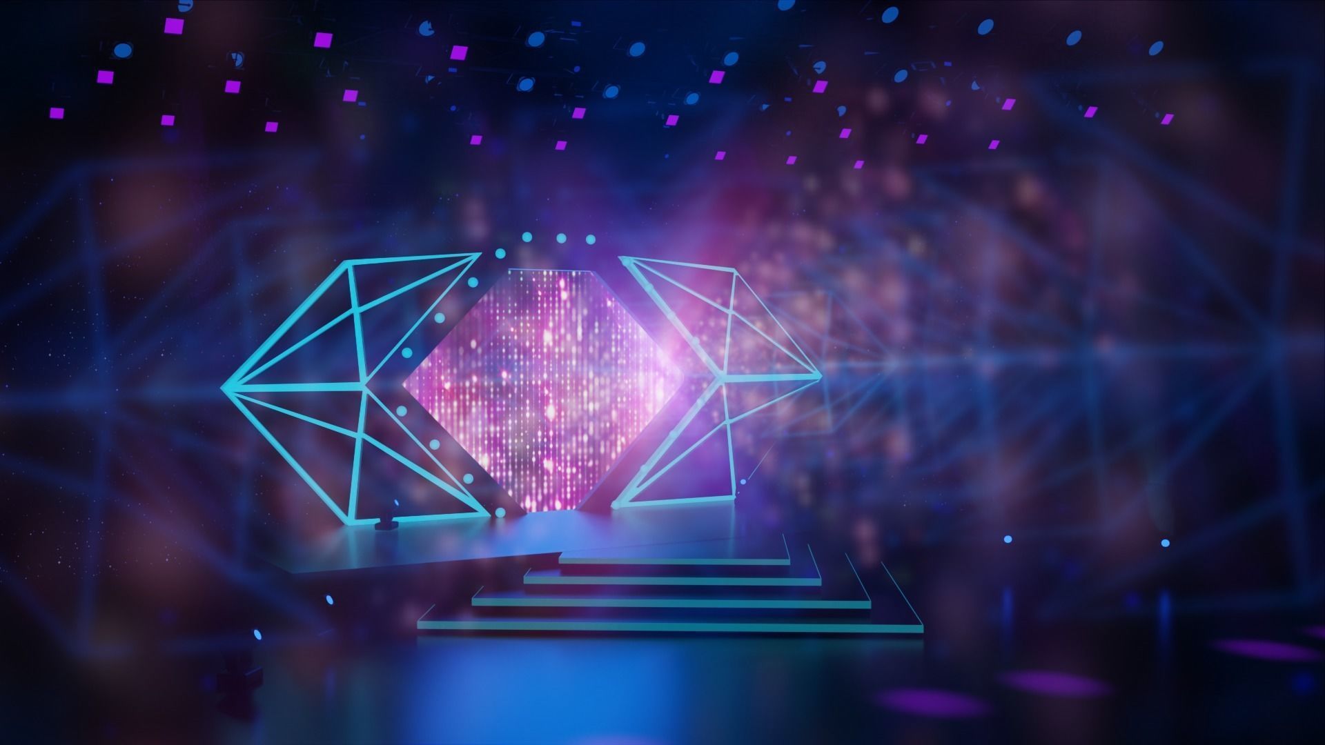 Concert stage 3D model | CGTrader