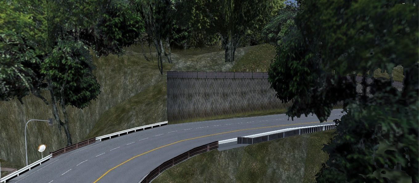 Down Hill Race Track 3D model | CGTrader