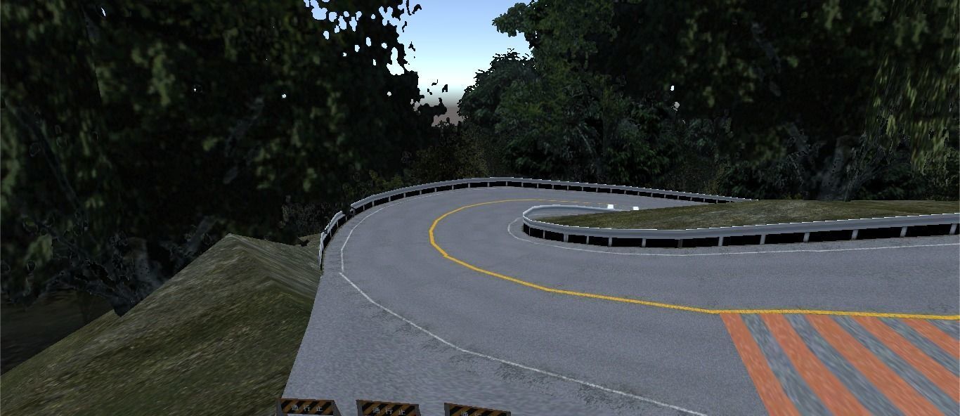 Down Hill Race Track 3D model | CGTrader