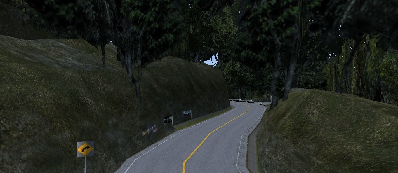 Down Hill Race Track 3D model | CGTrader