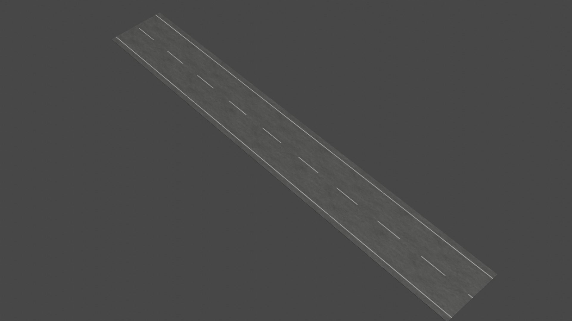 strada road 3D model | CGTrader