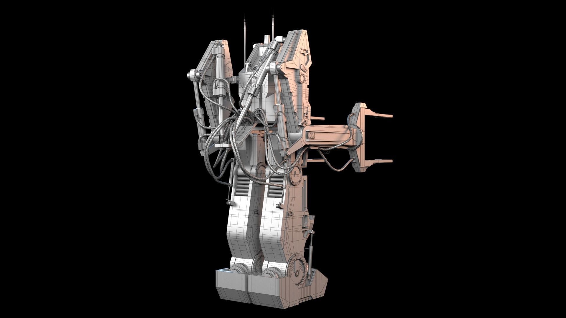 P-5000 Powered Work Loader 3D model | CGTrader