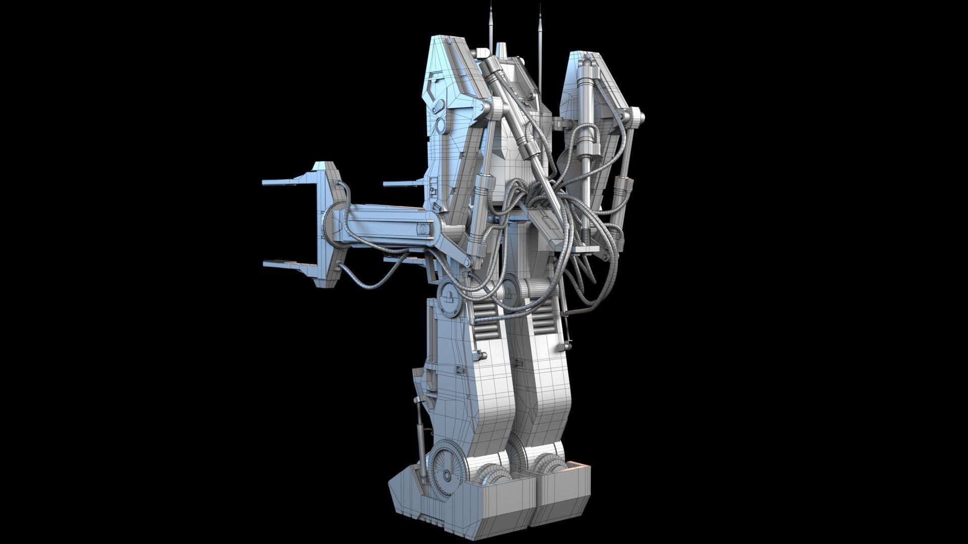 P-5000 Powered Work Loader 3D model | CGTrader