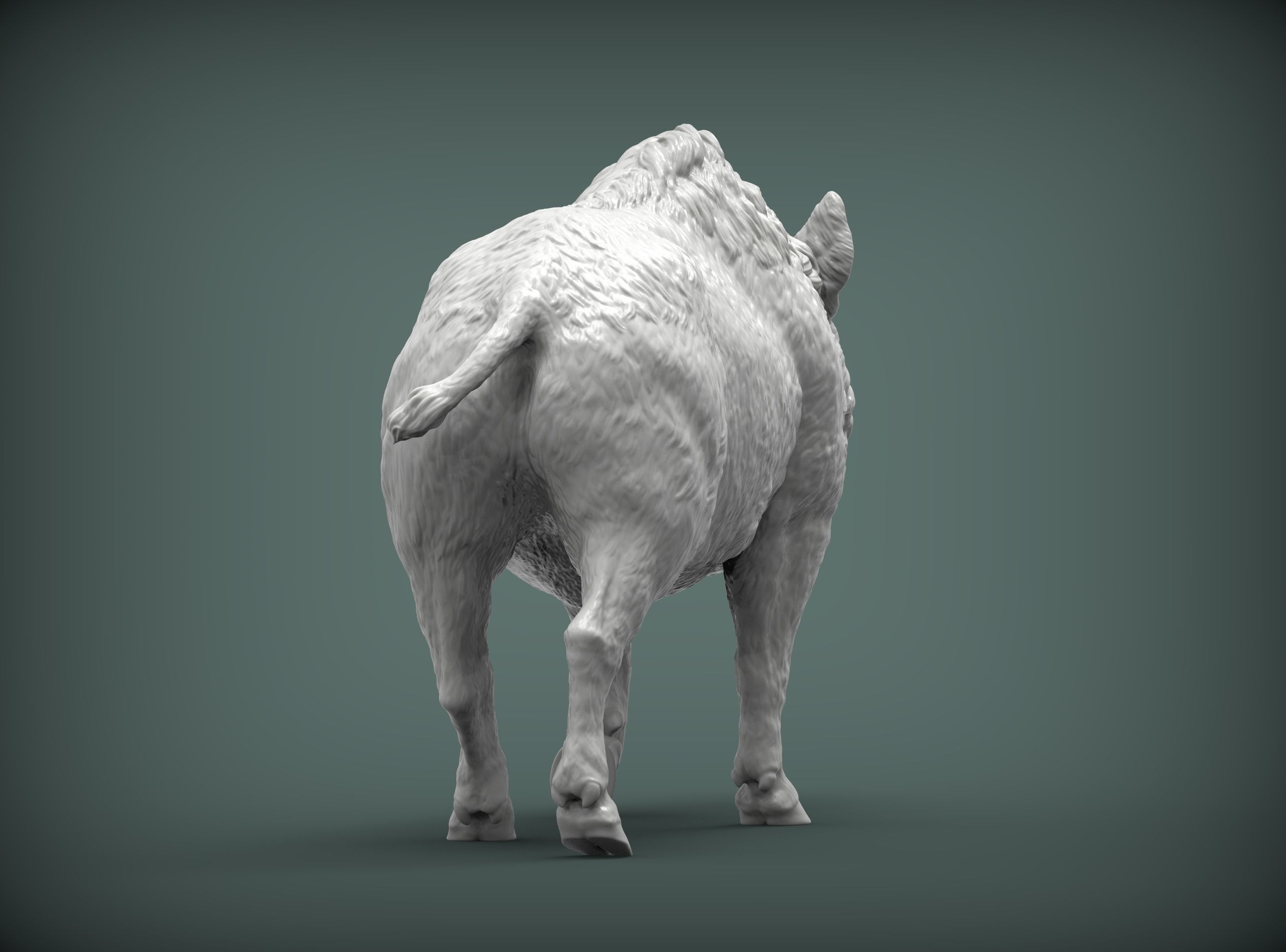 A wild boar 3D model 3D printable | CGTrader