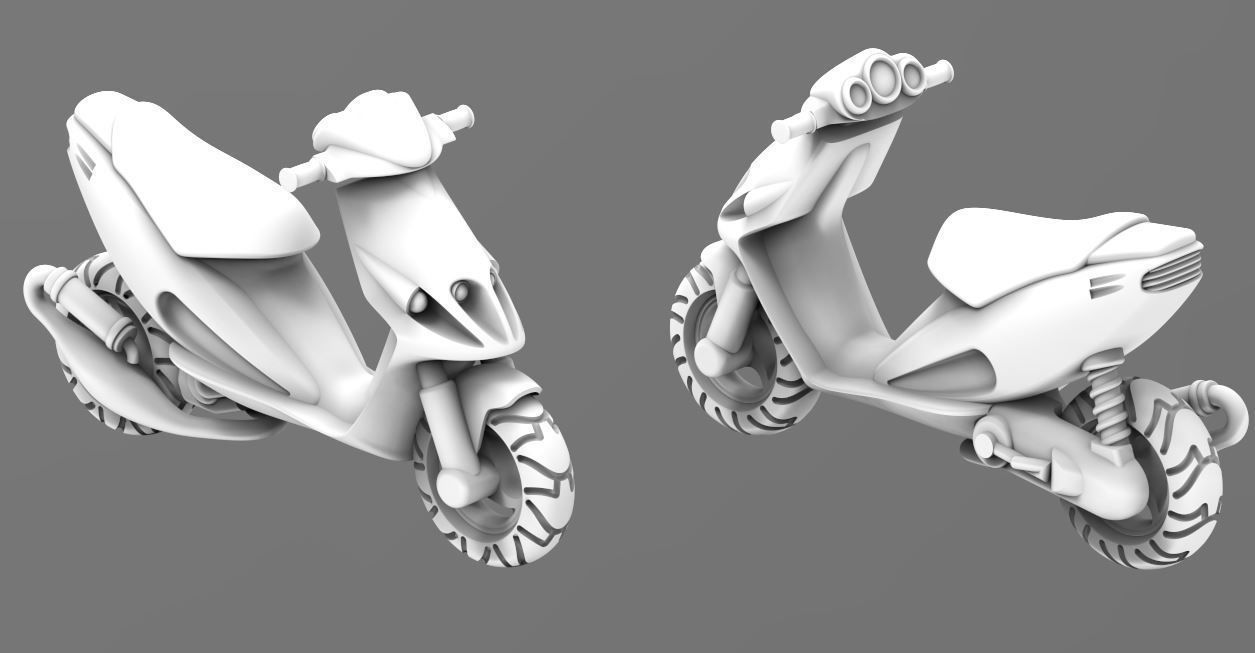 3D Printable Scooter Phantom f12 Malaguti 3D model 3D printable | CGTrader