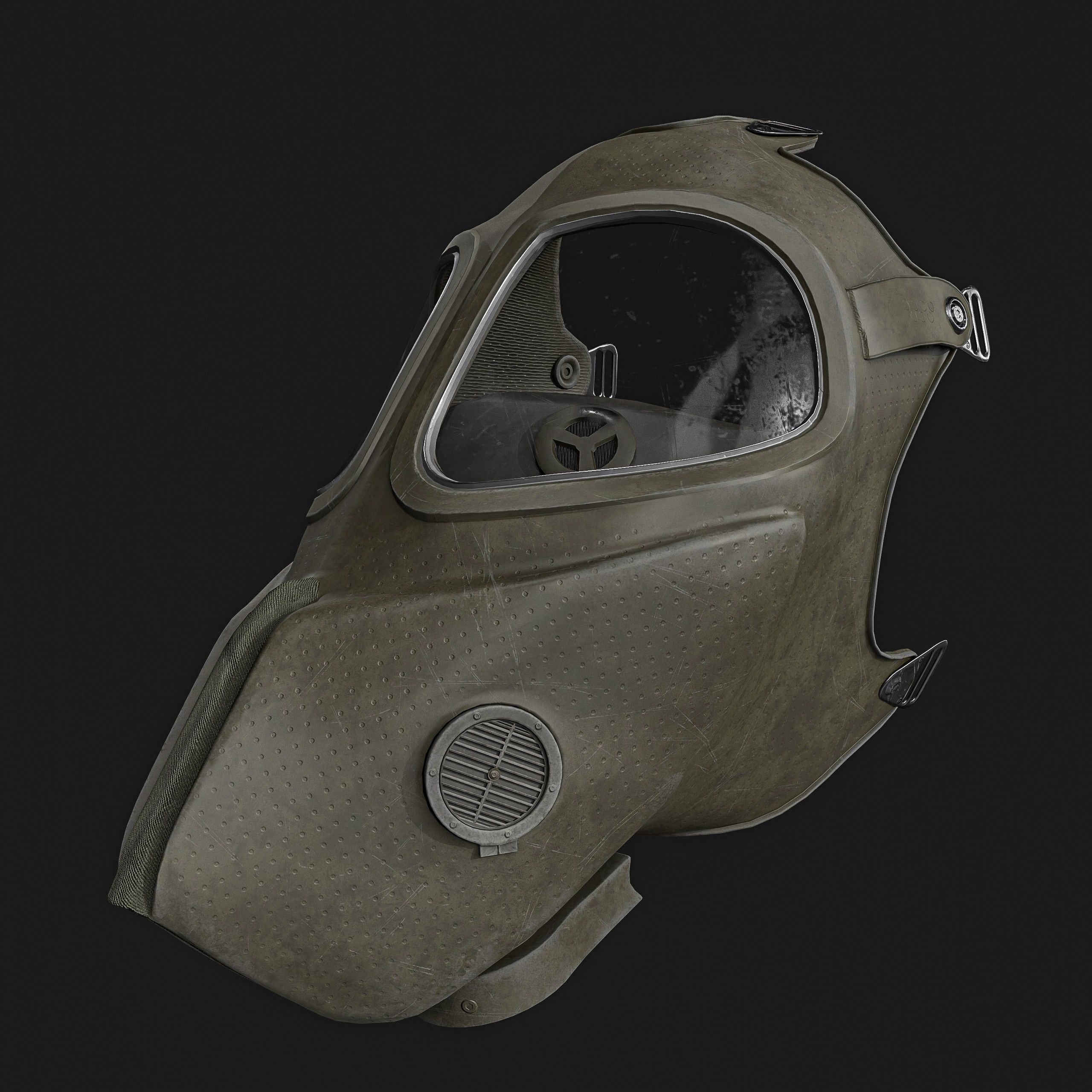 3D model XM28 Gas Mask VR / AR / low-poly | CGTrader