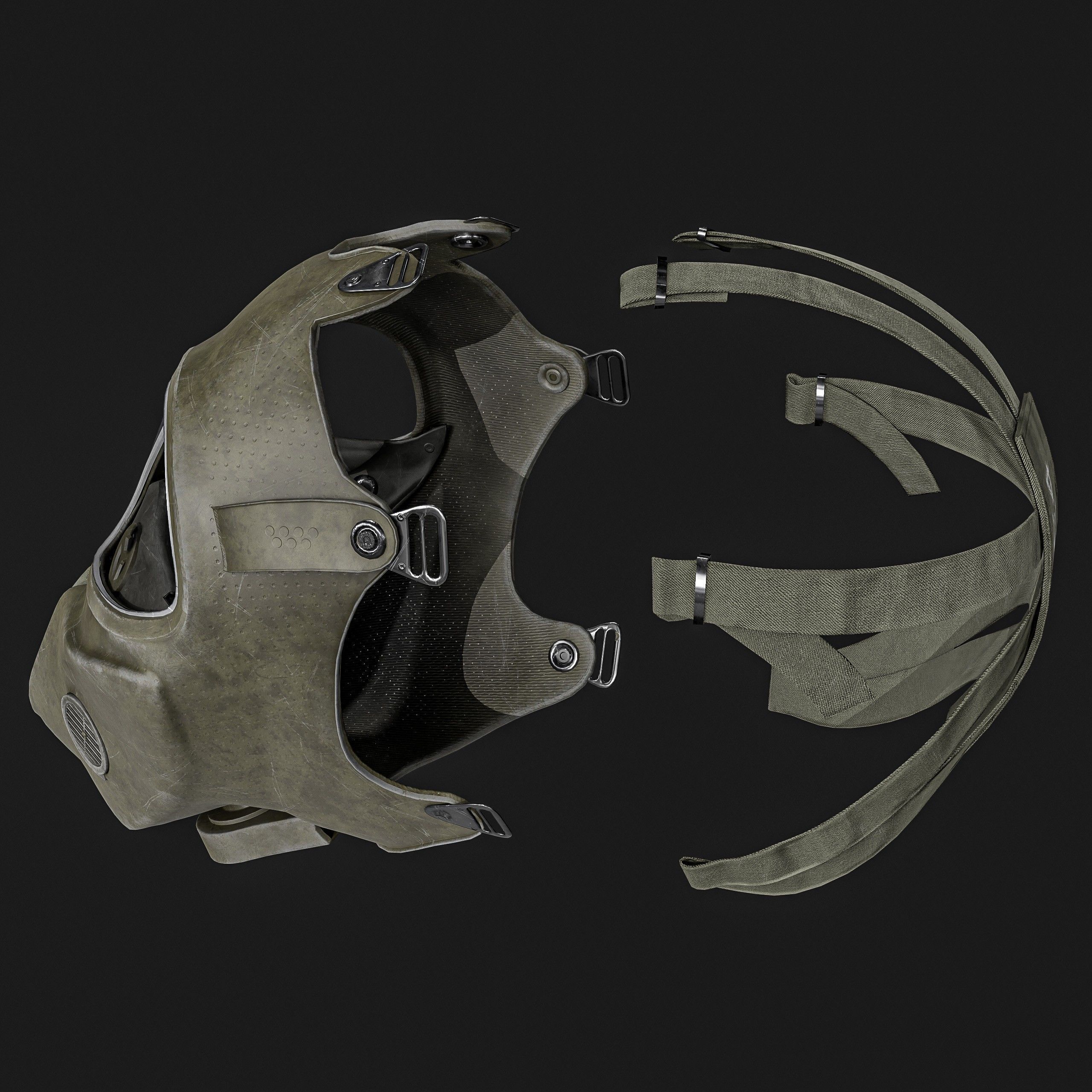 3D model XM28 Gas Mask VR / AR / low-poly | CGTrader