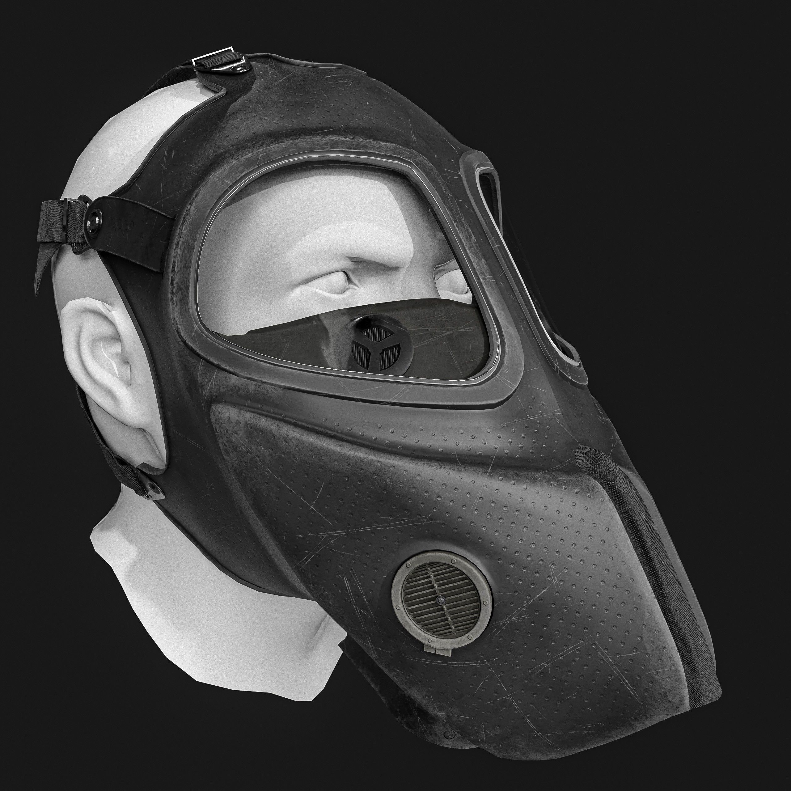 3D model XM28 Gas Mask VR / AR / low-poly | CGTrader