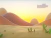 cartoon desert 3D model | CGTrader
