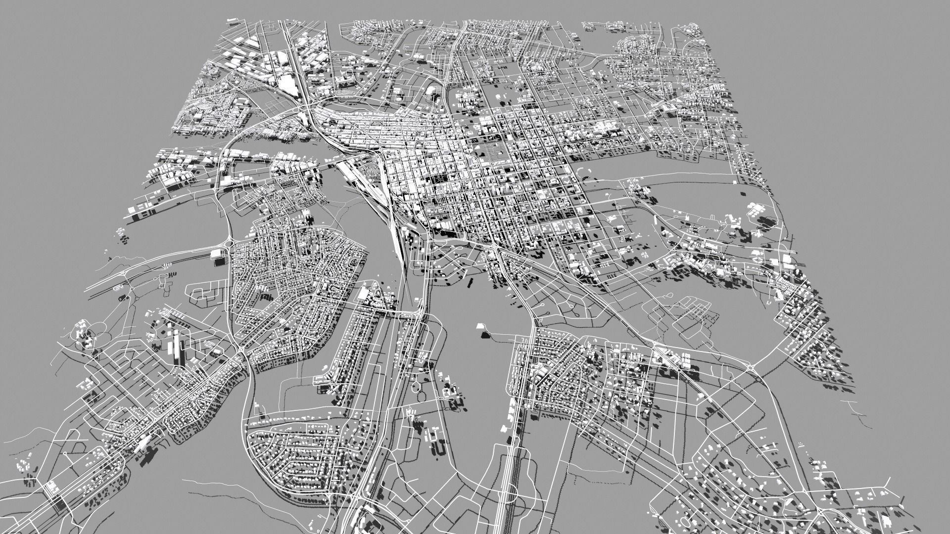 Cityscape Harare Zimbabwe 3D model | CGTrader