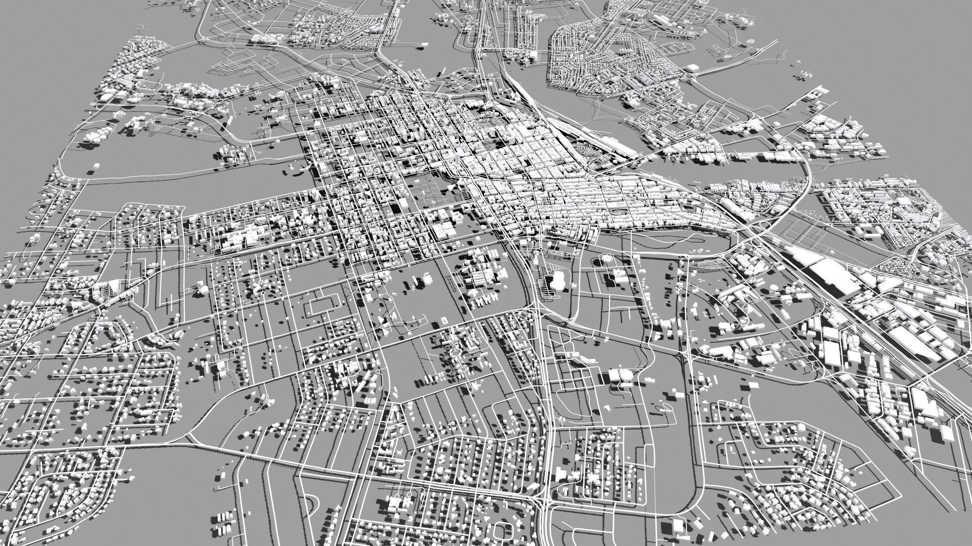 Cityscape Harare Zimbabwe 3D model | CGTrader