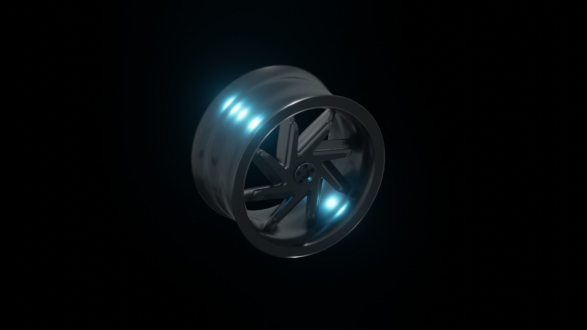 Wheel rim concept 3D model | CGTrader