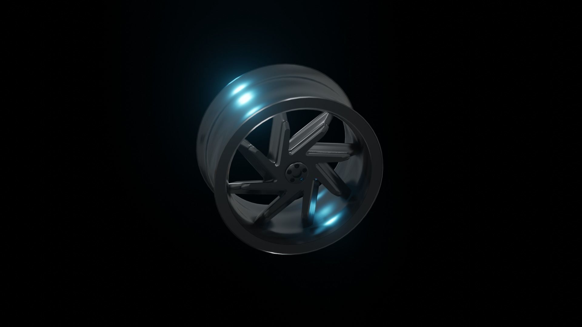 Wheel rim concept 3D model | CGTrader