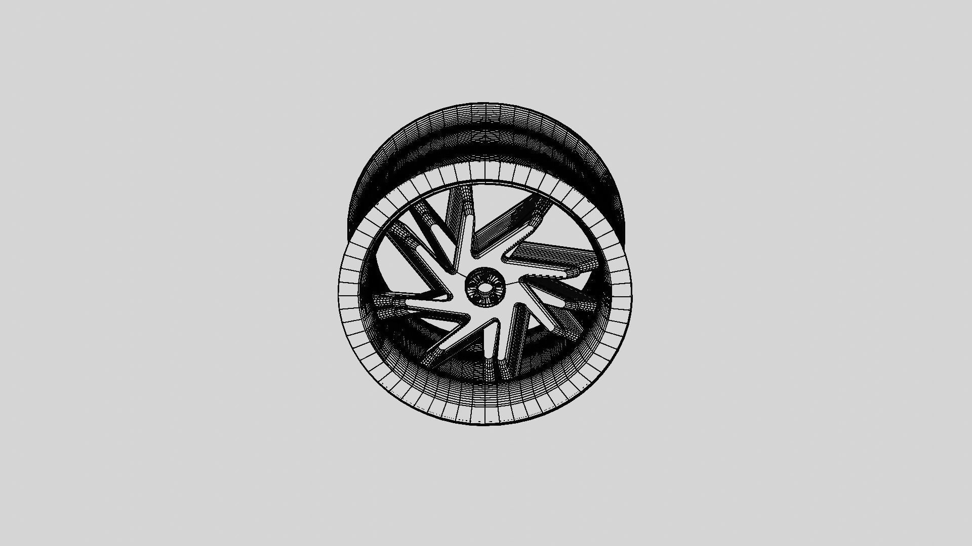 Wheel rim concept 3D model | CGTrader