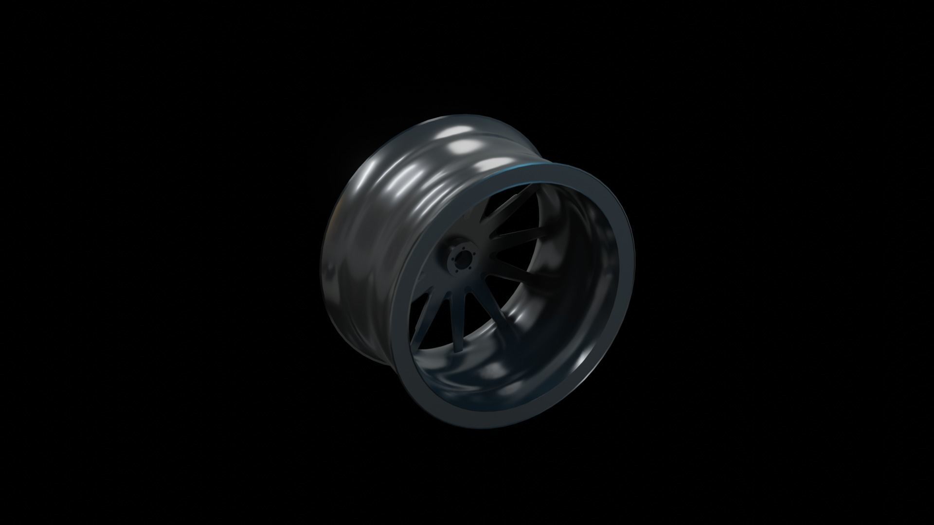 Classic wheel rim 3D model | CGTrader