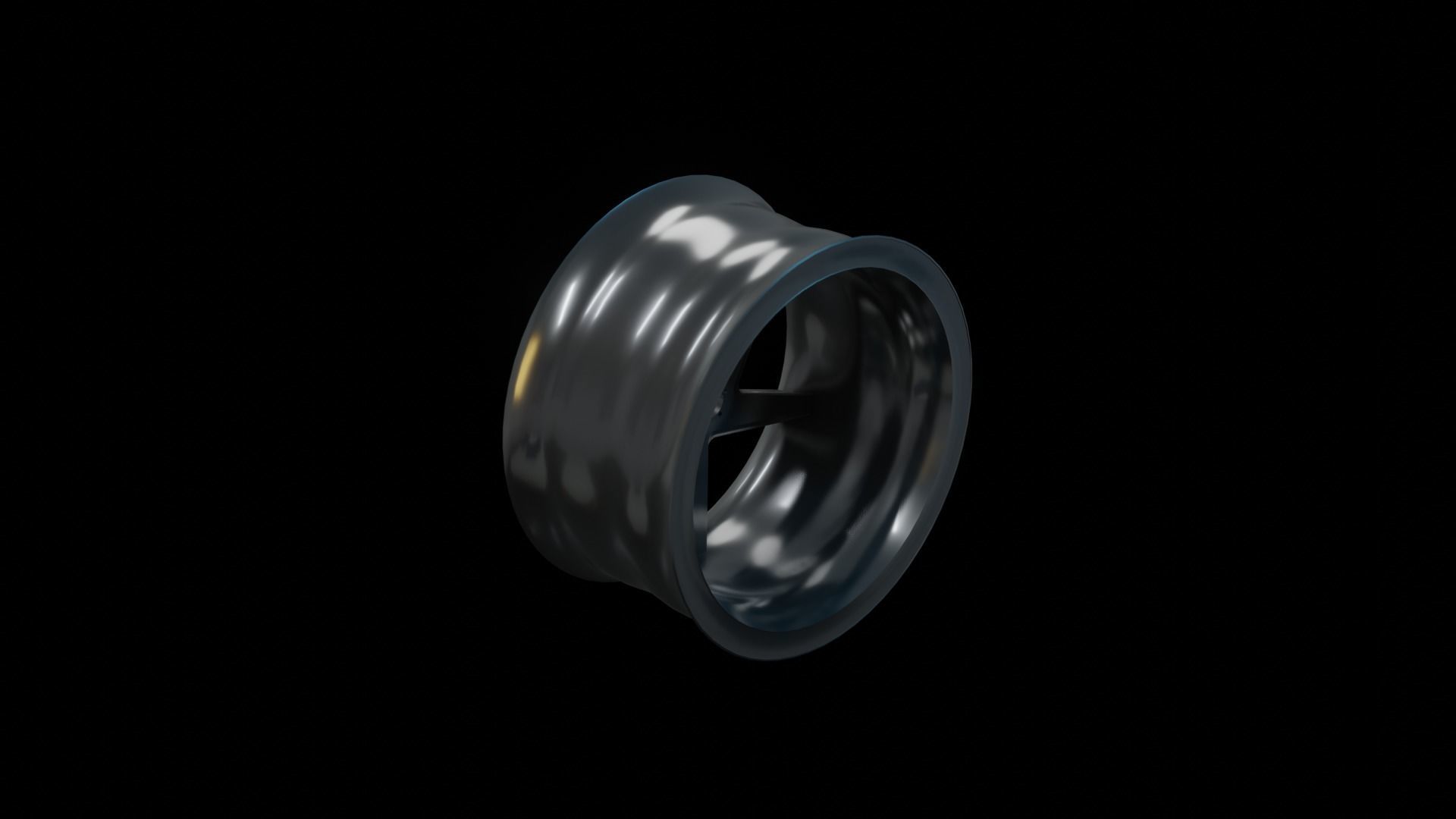 5 point wheel rim 3D model | CGTrader