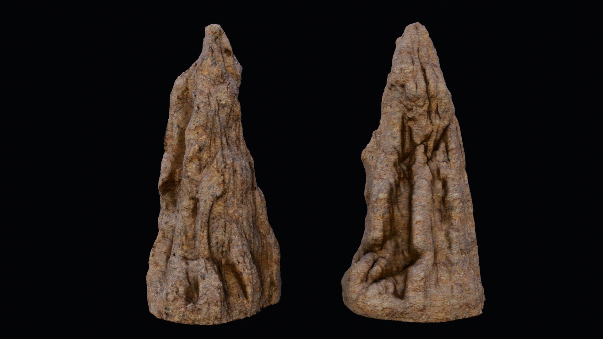 3D model big termite mound VR / AR / low-poly | CGTrader