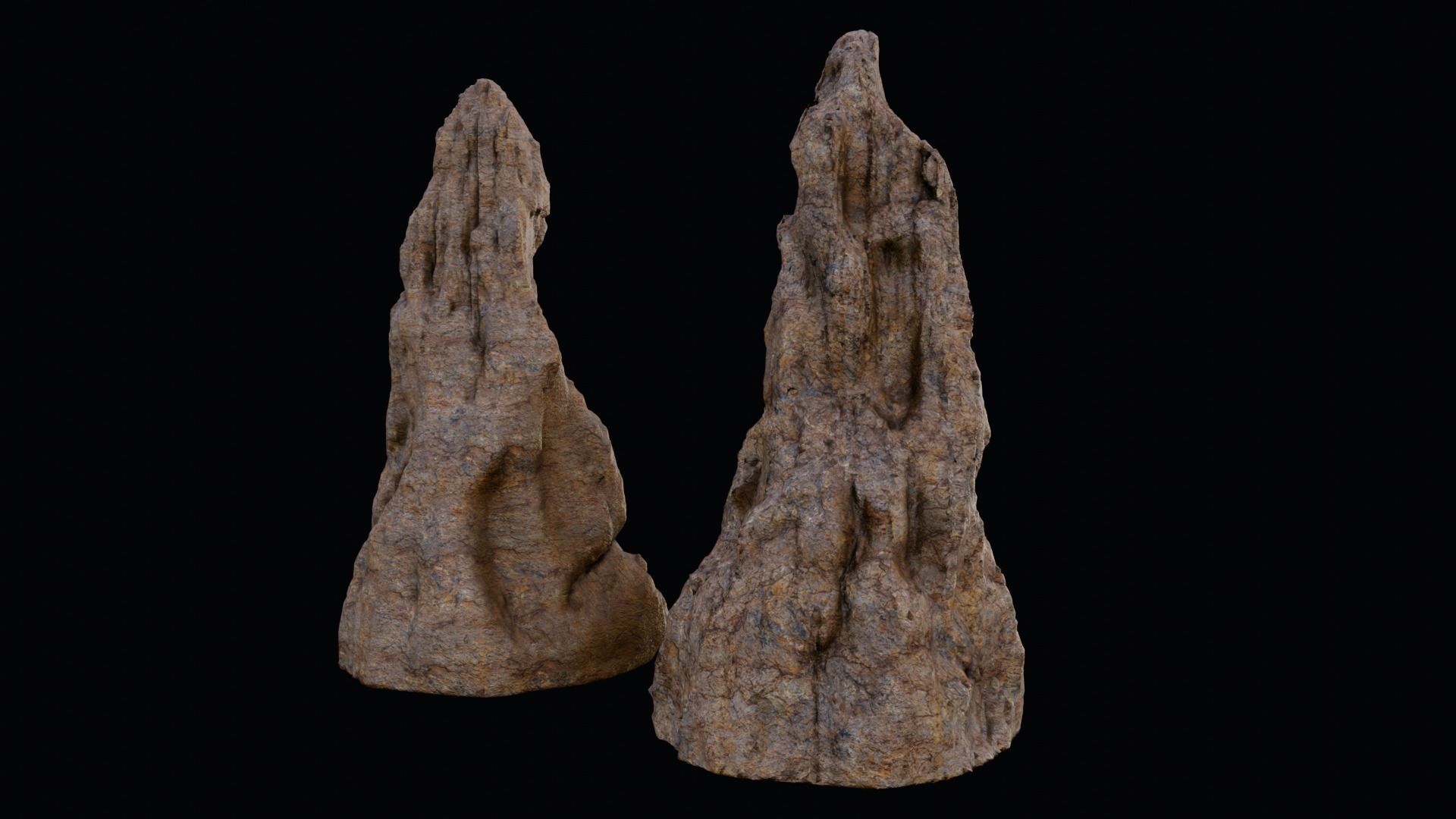 3D model big termite mound VR / AR / low-poly | CGTrader