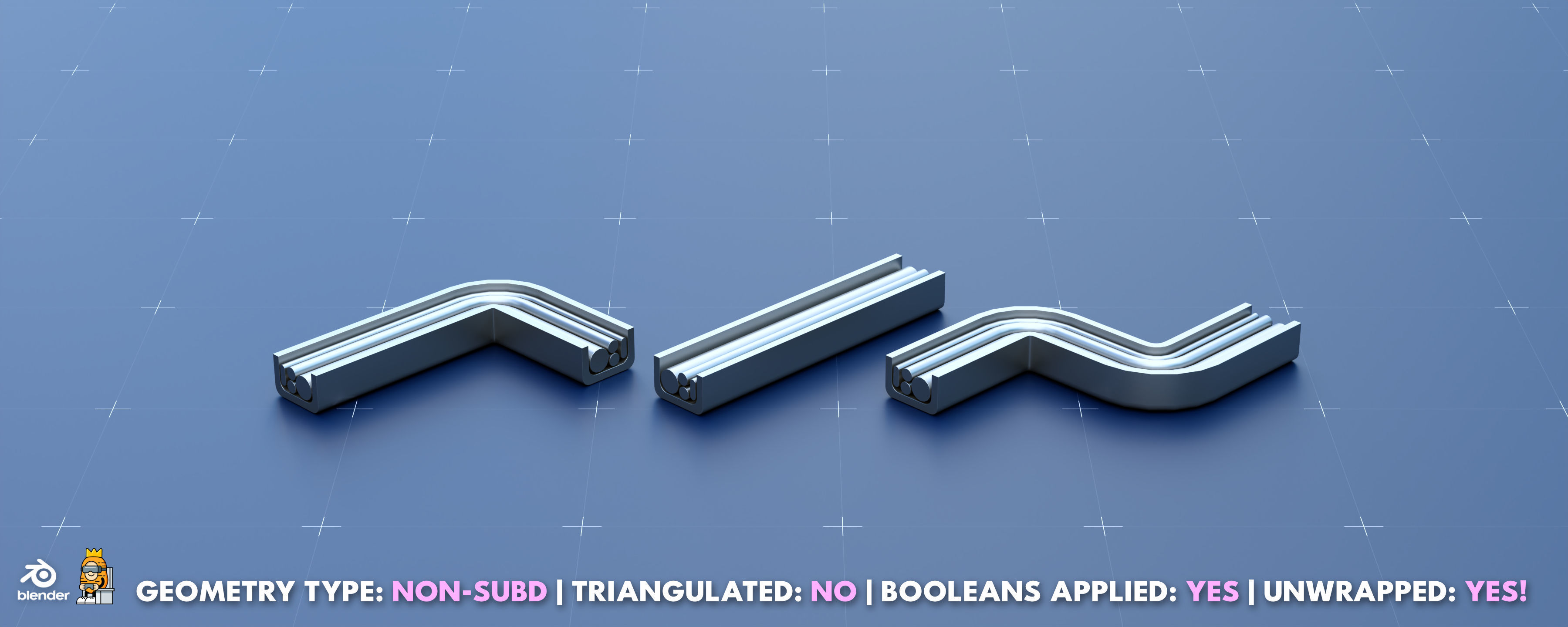 Simple Greeble Cable Kitbash free 3D model | CGTrader