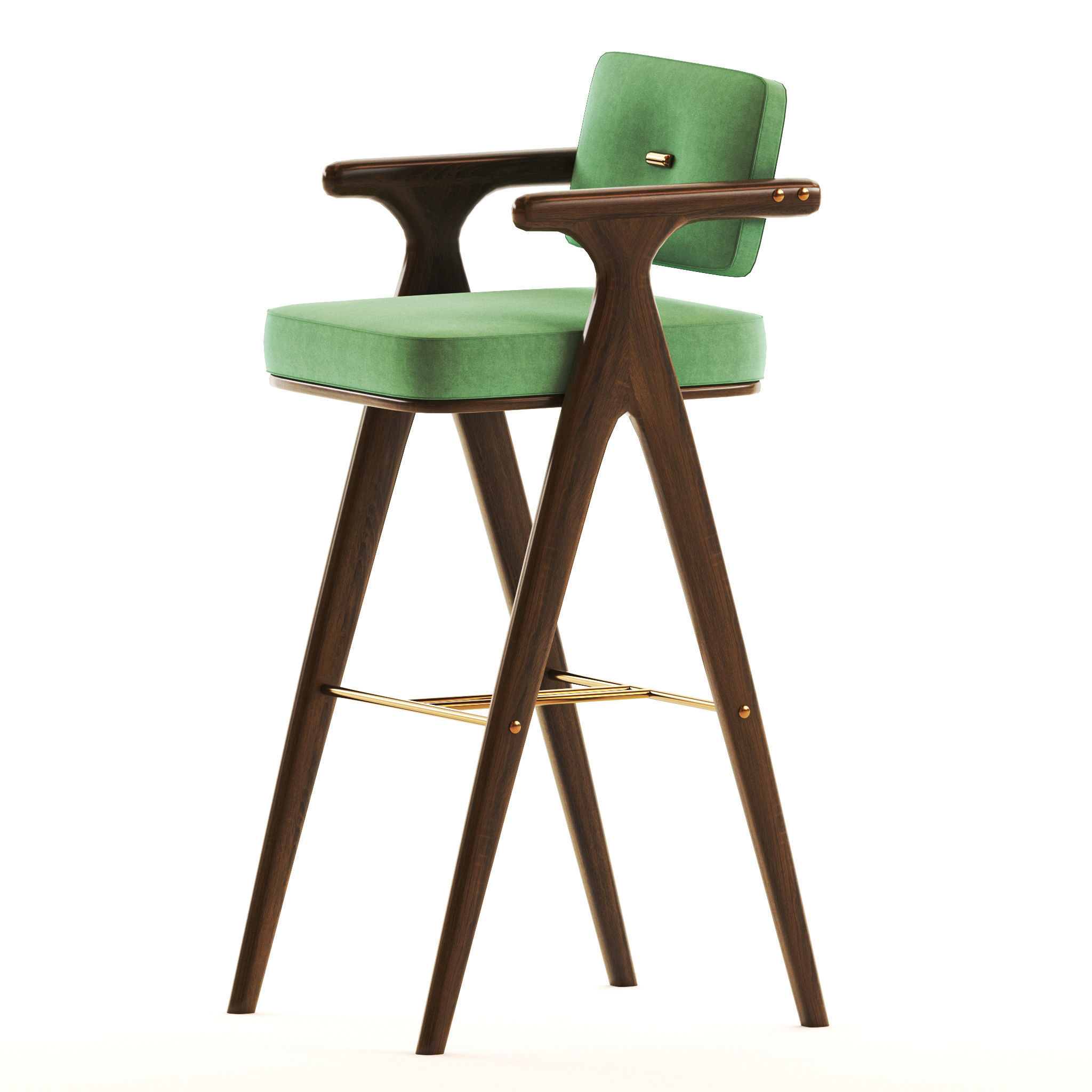 Bernard bar chair 3D model | CGTrader