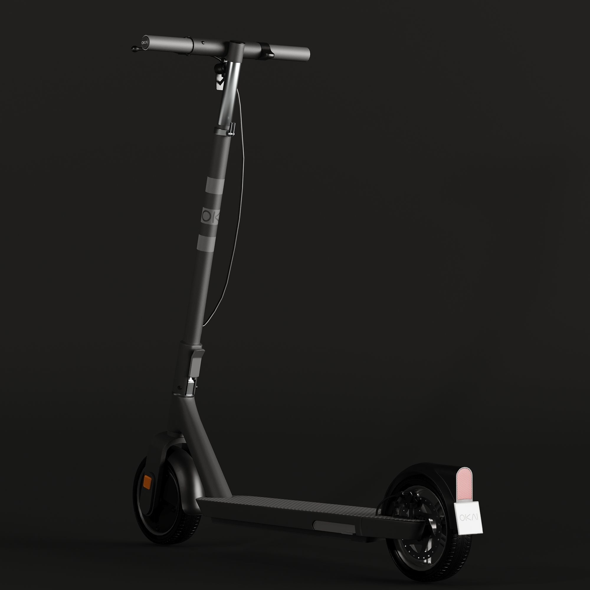 Electric Scooter - Full Process and 3d Models 3D model | CGTrader