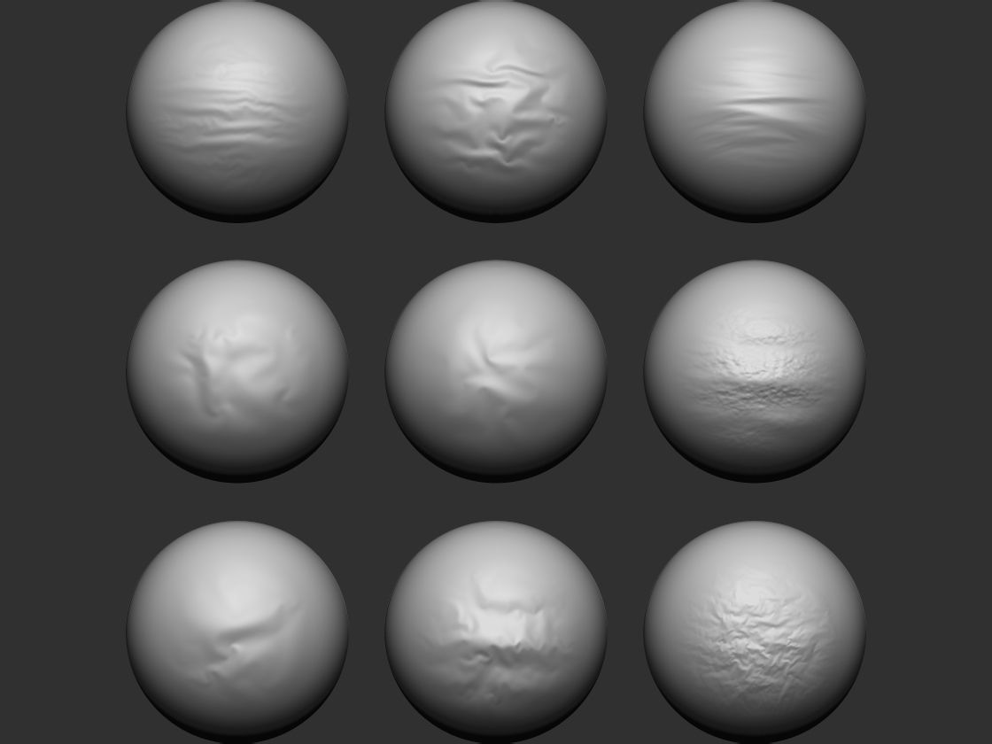 50 Wrinkles Alphas v1 for Zbrush and more 3D model | CGTrader