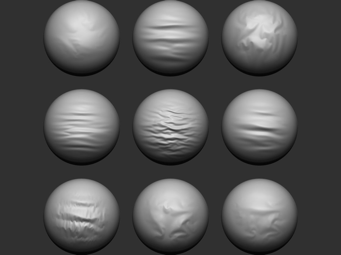 50 Wrinkles Alphas v2 for Zbrush and more 3D model | CGTrader