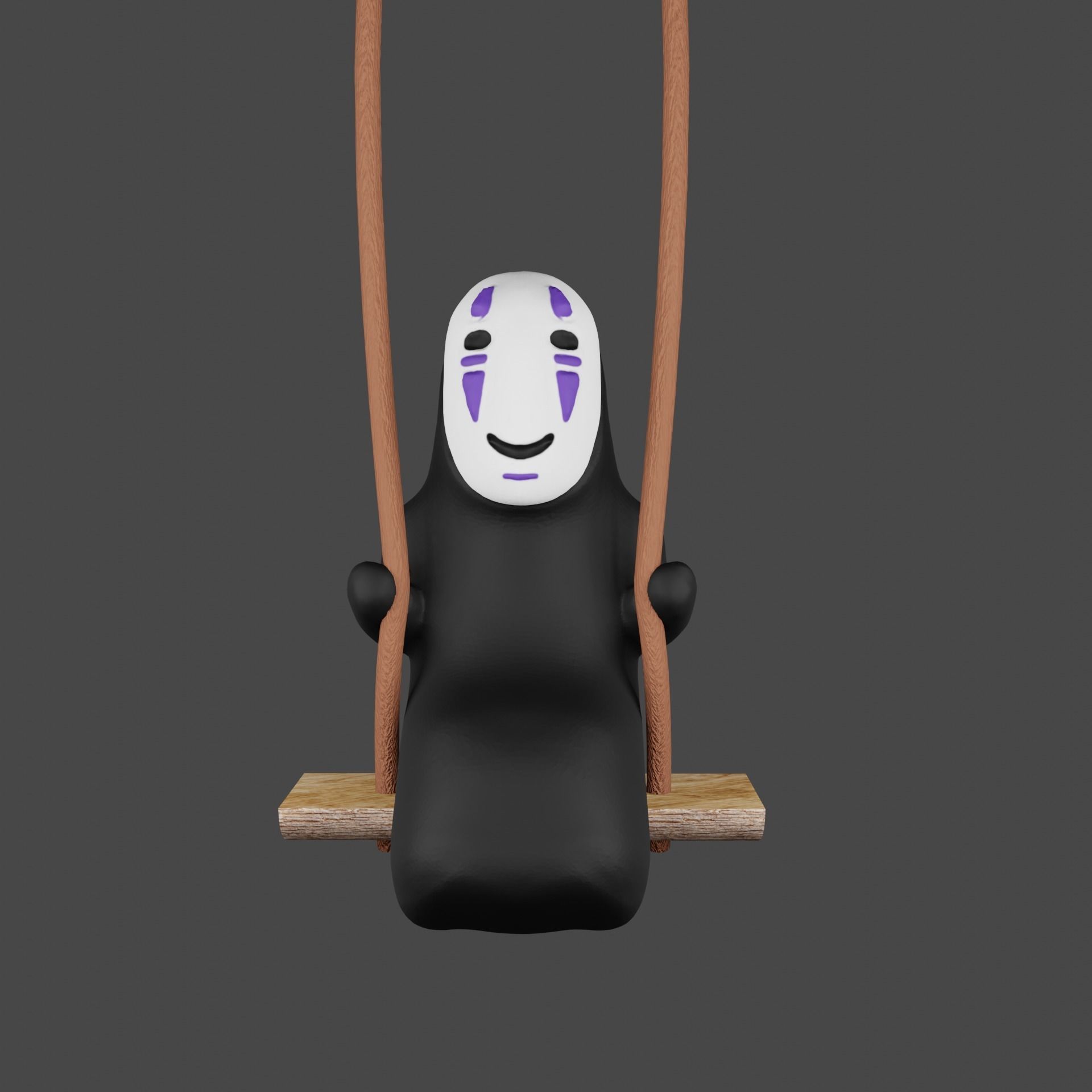kaonashi spirited away no face 3D model 3D printable | CGTrader