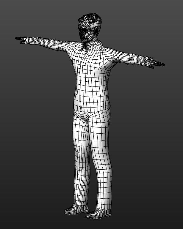 3D model Male Young Person VR / AR / low-poly | CGTrader