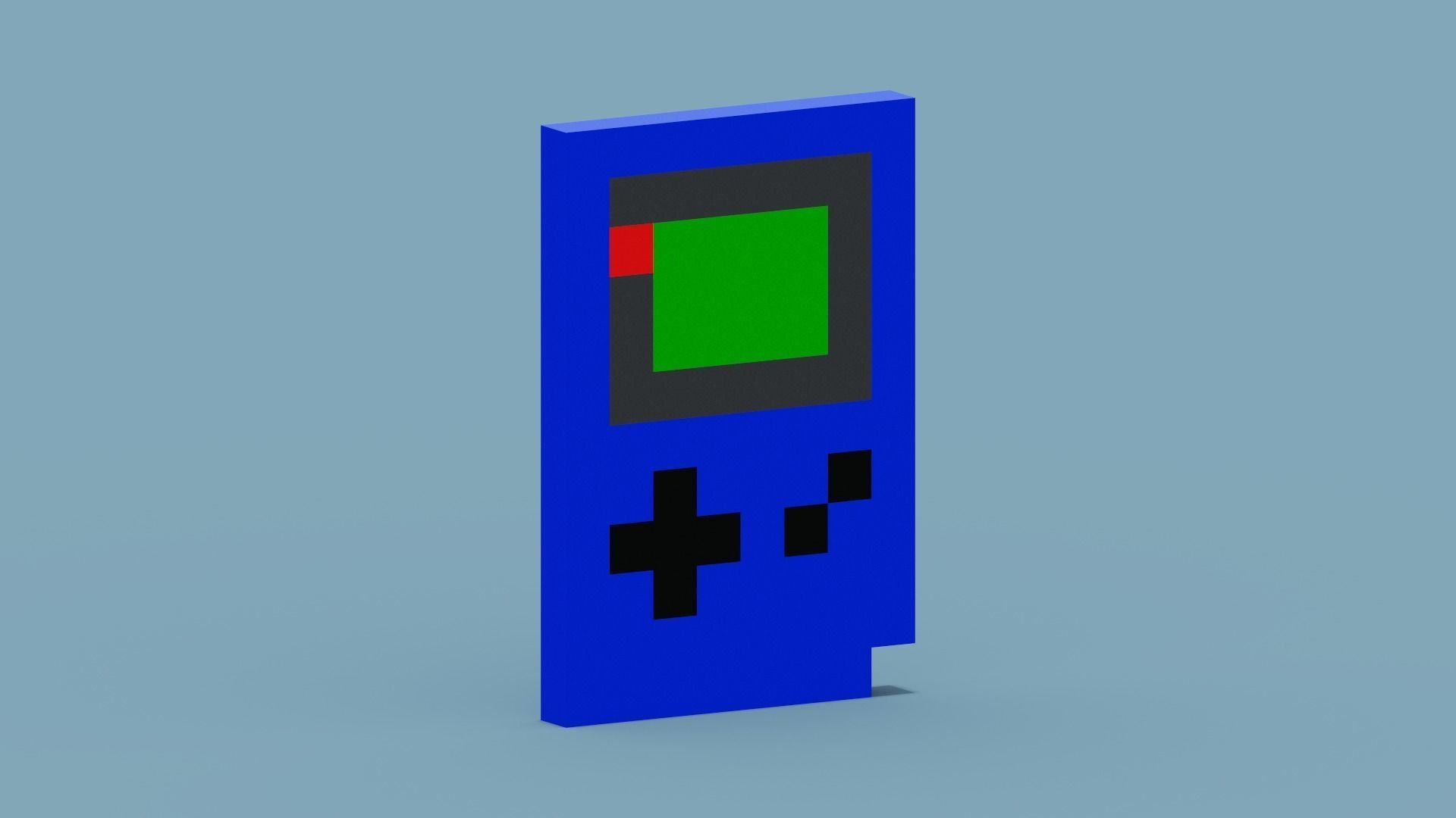 3D model Blue Gameboy VR / AR / low-poly | CGTrader