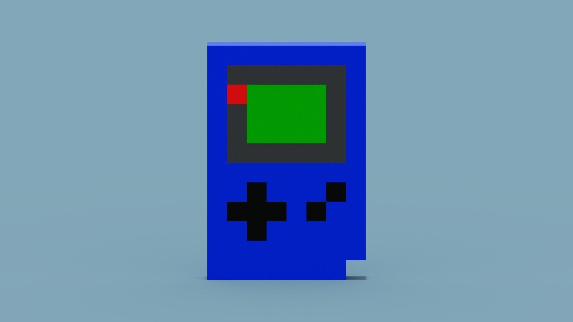 3D model Blue Gameboy VR / AR / low-poly | CGTrader