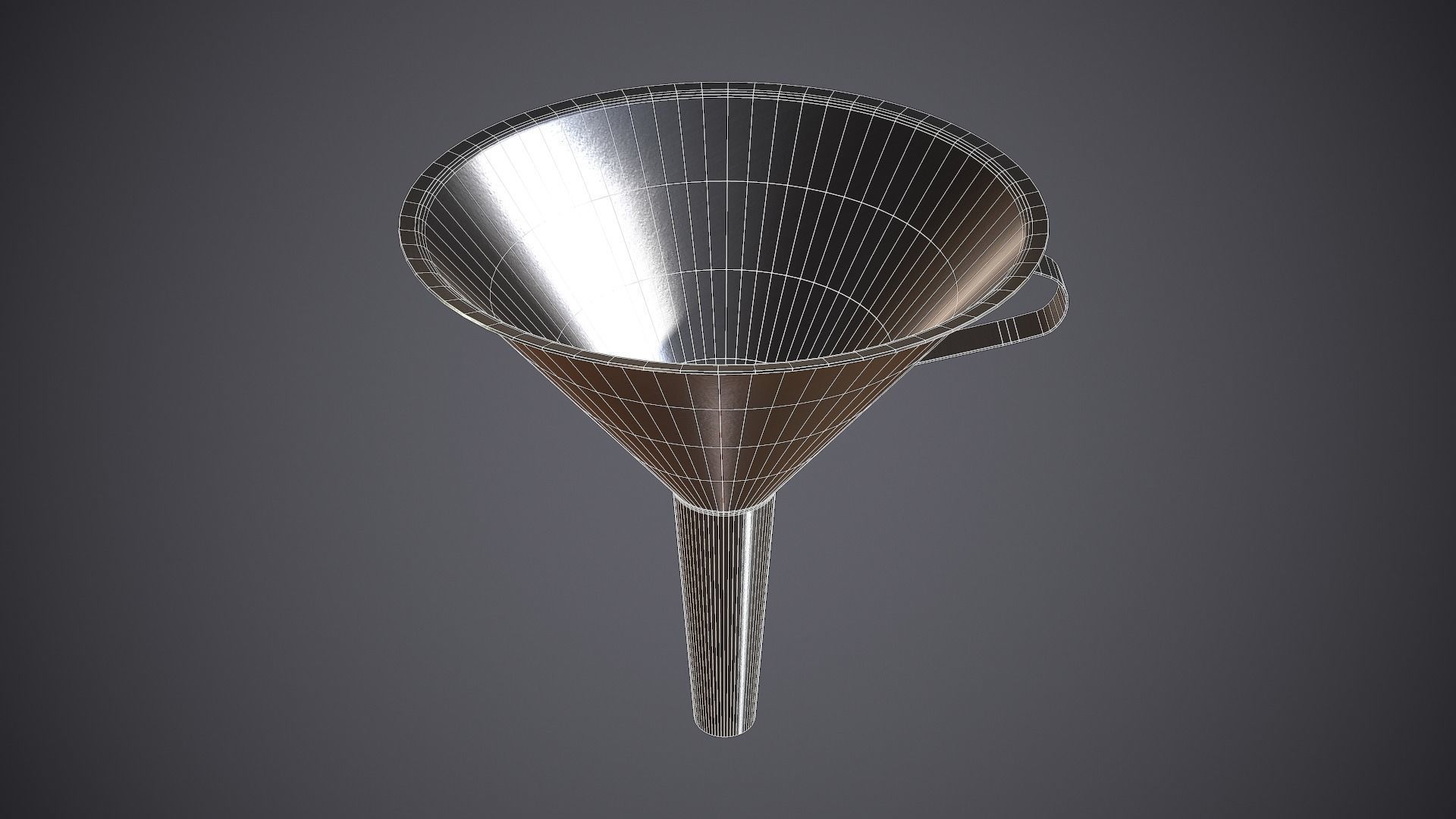 3D model Steel Funnel VR / AR / low-poly | CGTrader