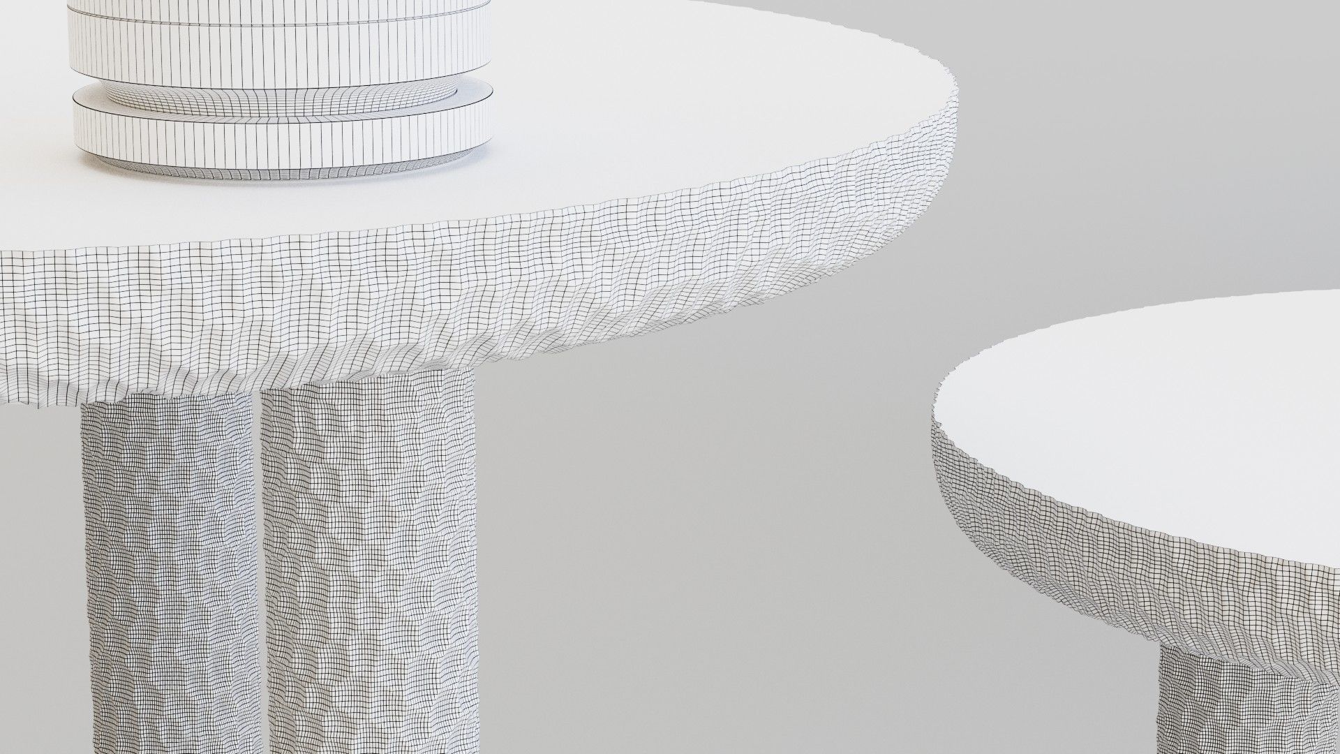 ROSAE PEDESTALS BY GOULA FIGUERA FOR COLLECTION PARTICULIERE 3D model | CGTrader