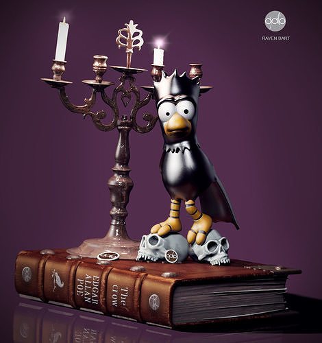 Raven Bart 3d Model 3d Printable Cgtrader