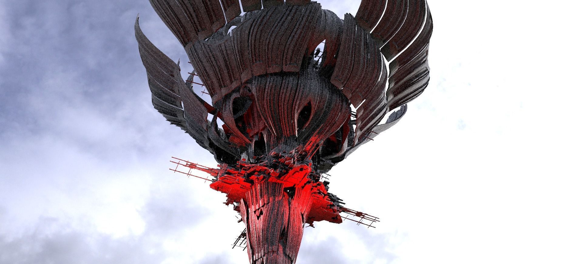 Galactic Senate Flower Ship 3D model | CGTrader