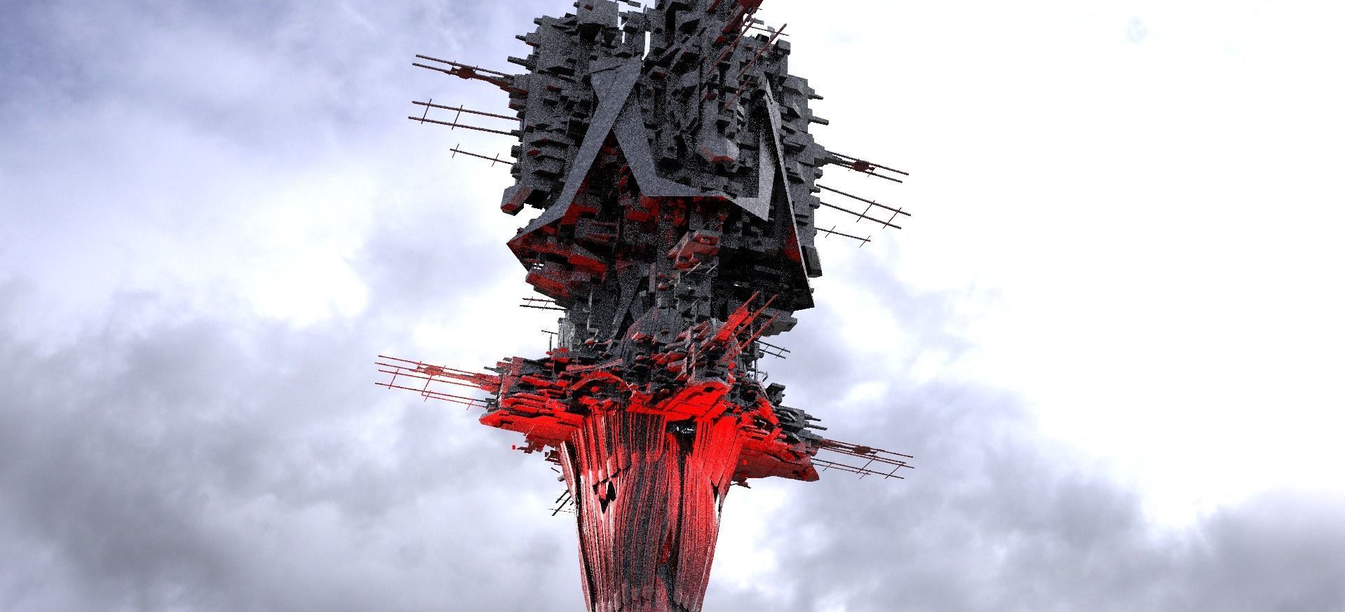 Galactic Senate Ship centre 3D model | CGTrader