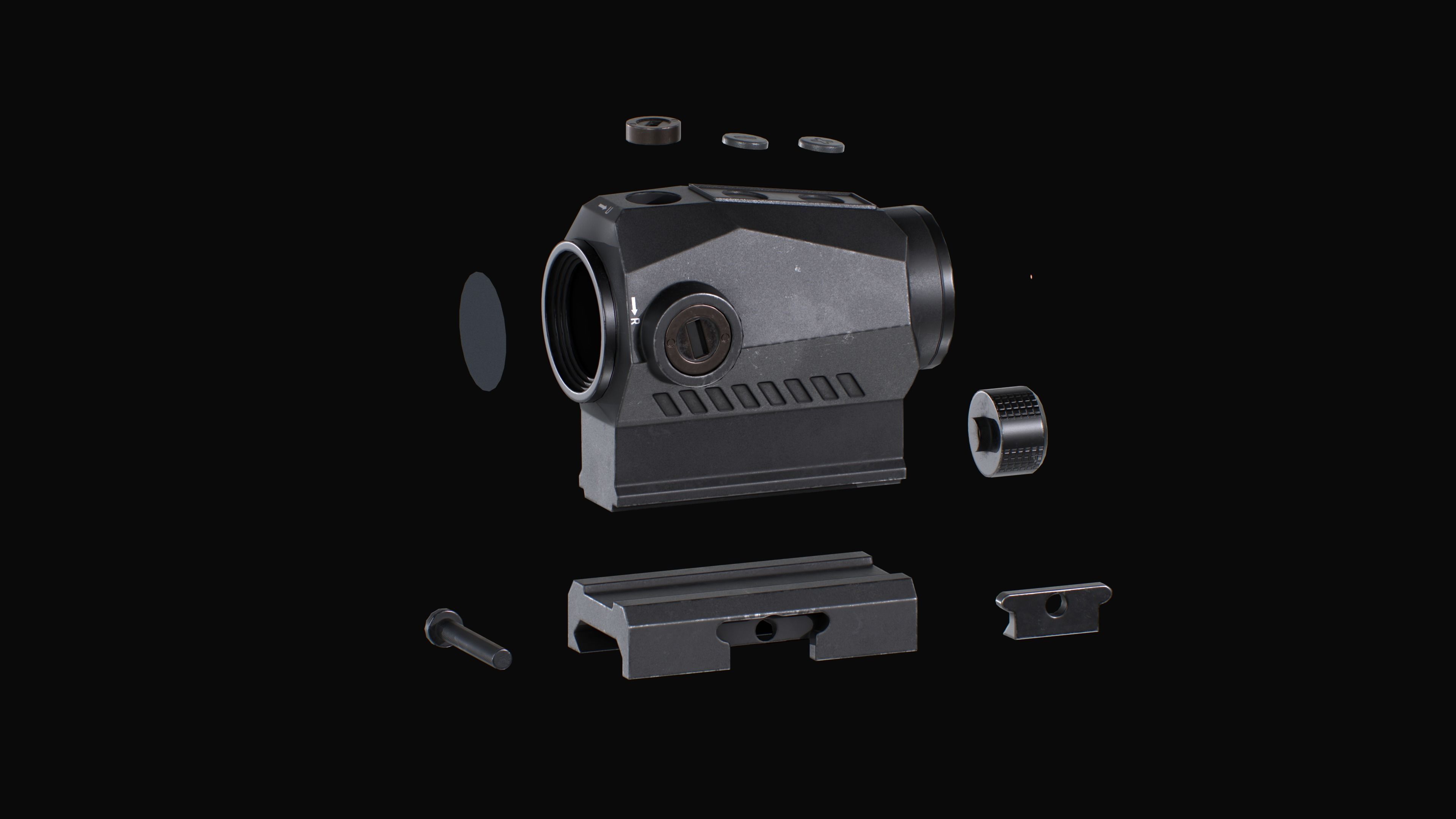 3D model Sig Sauer ROMEO5X Red Dot Sight VR / AR / low-poly | CGTrader 3D model Sig Sauer ROMEO5X Red Dot Sight VR / AR / low-poly | CGTrader