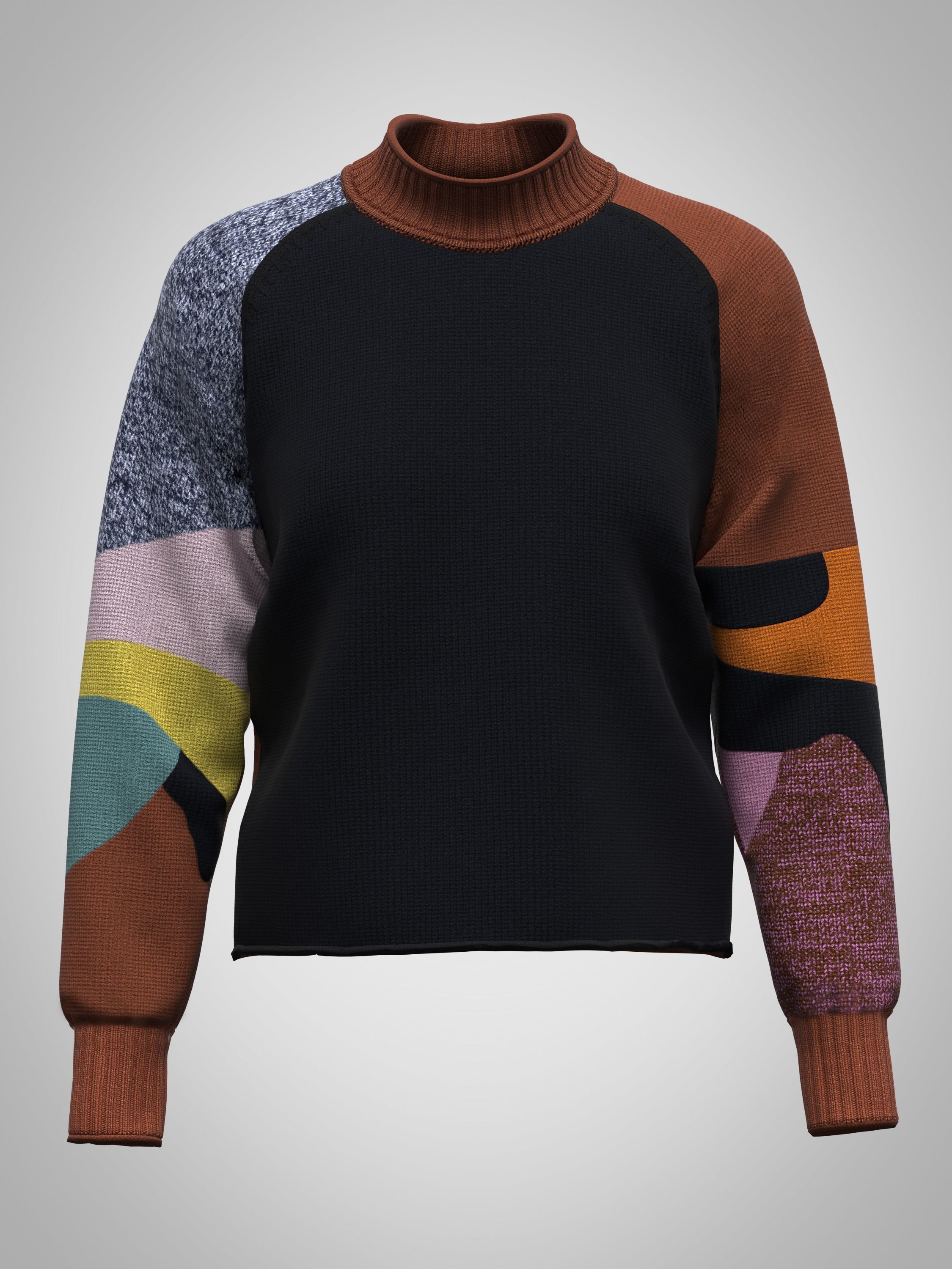 Colorful Sweater 3D model | CGTrader