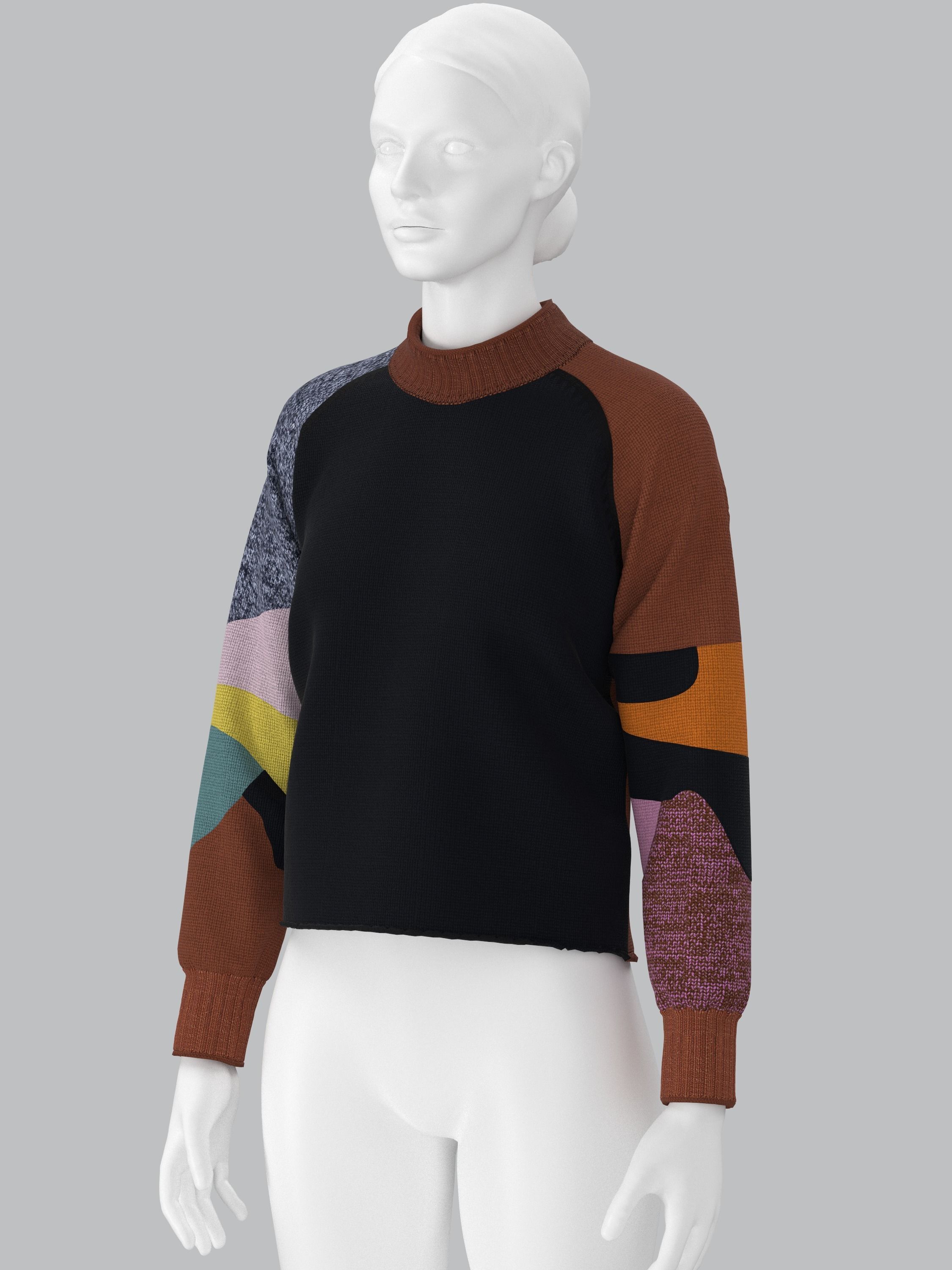 Colorful Sweater 3D model | CGTrader