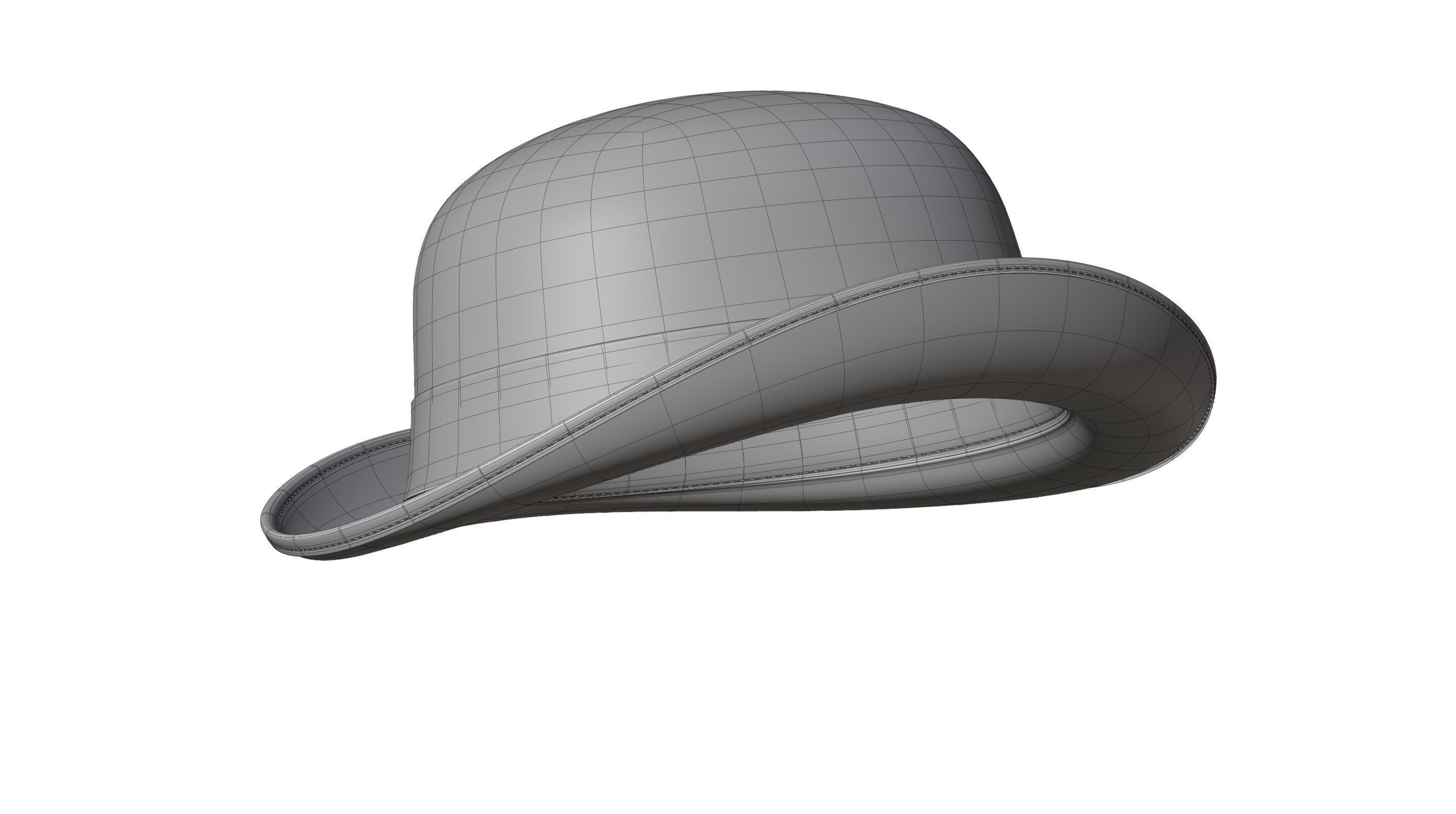 Bowler Hat 3D model | CGTrader