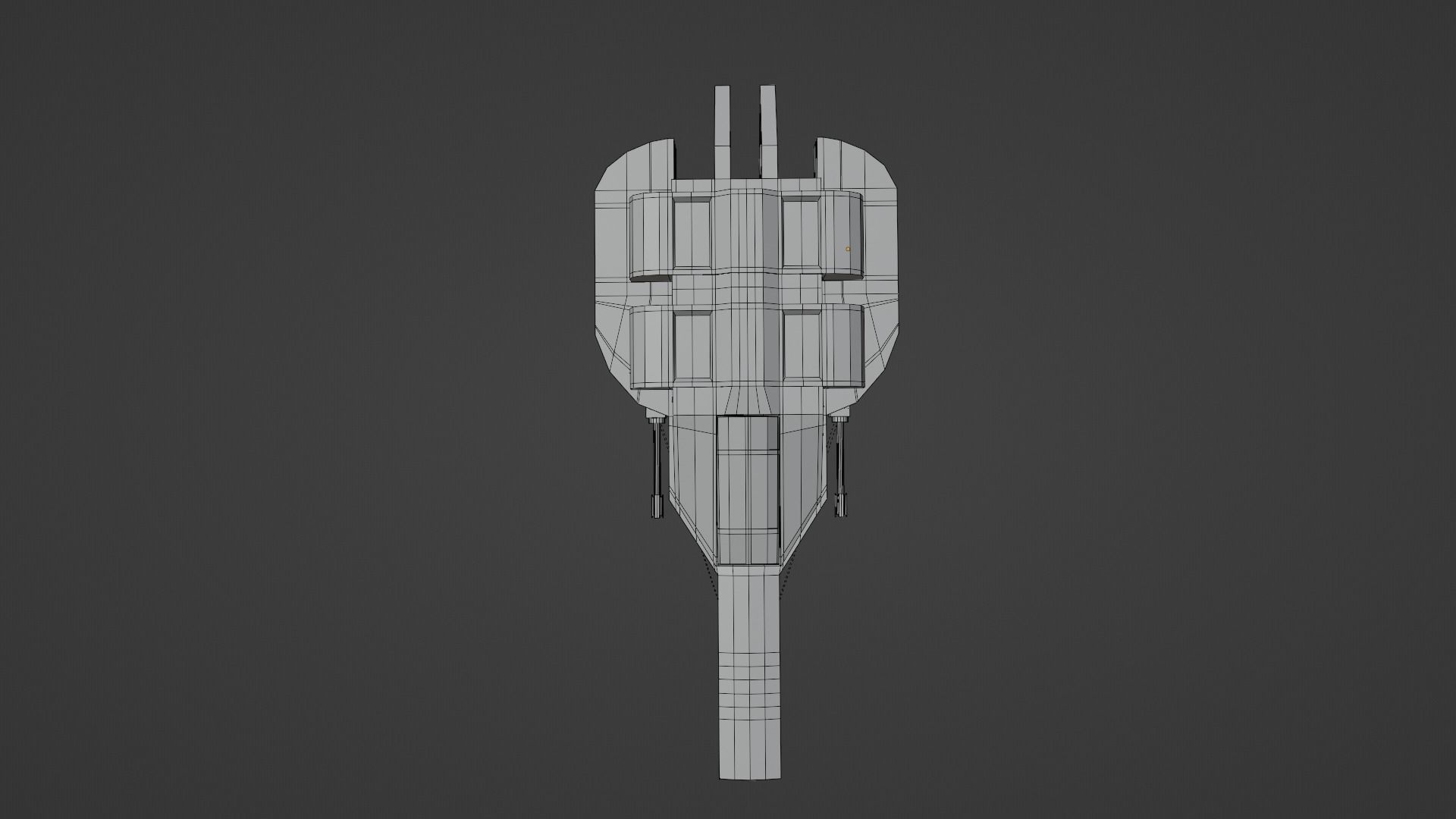 3D model Low Poly Fighter Space Ship VR / AR / low-poly | CGTrader