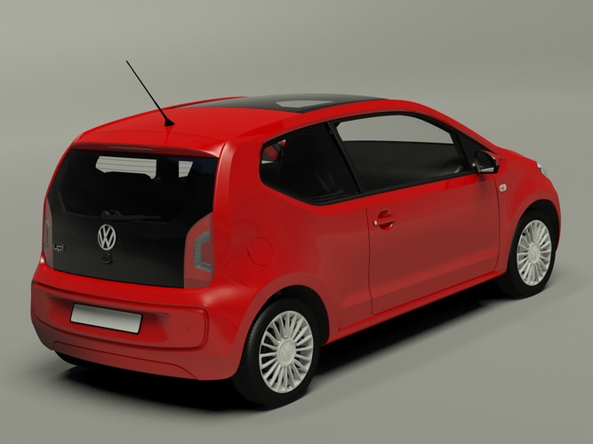 Volkswagen Up 2013 3D Model .max .obj .3ds .fbx .lwo .lw .lws ...