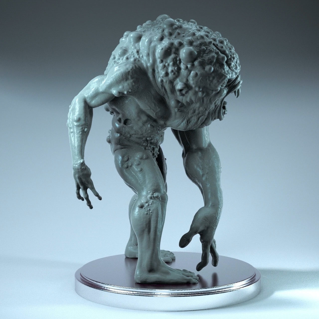 Crooked Monster 3D model 3D printable | CGTrader