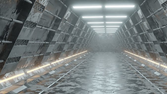 Syfy Corridor 3D model | CGTrader