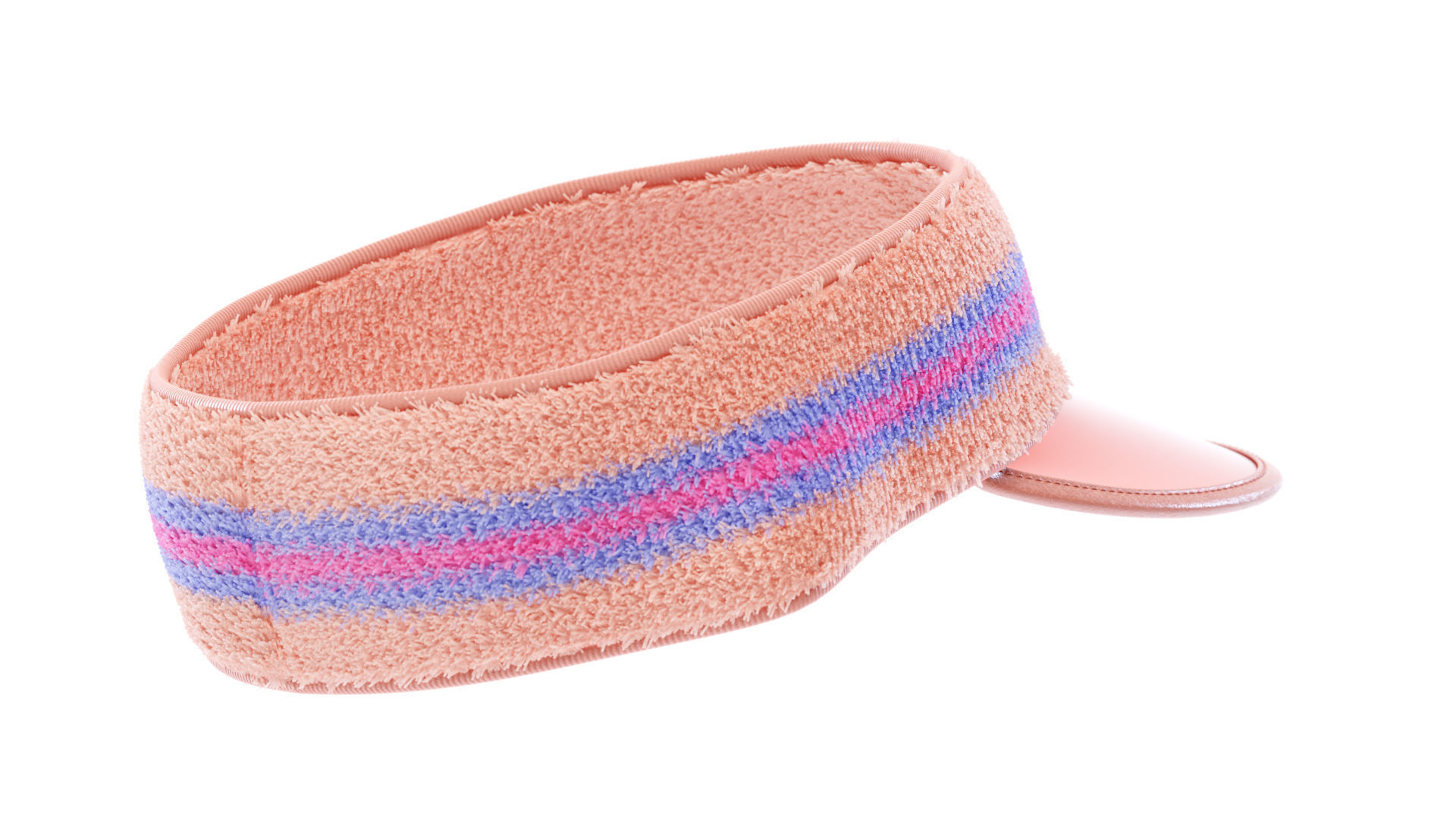 Terry Cloth Visor Cap 3D model | CGTrader