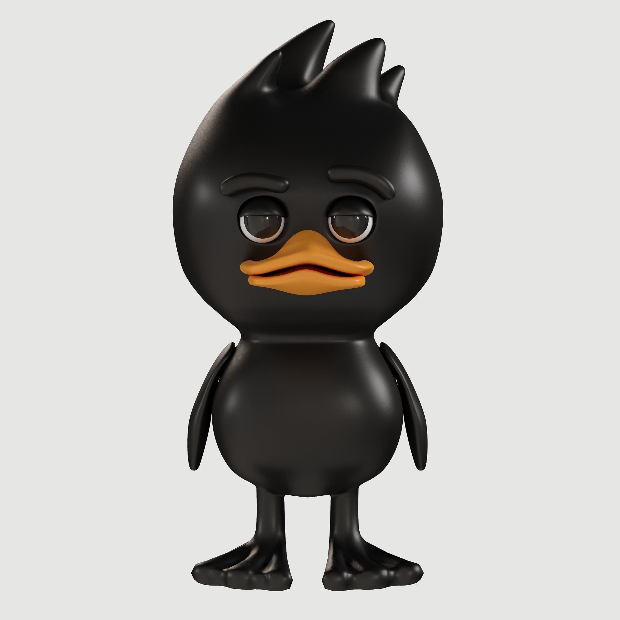 Toy collectible Tud Toy The Ugly Duck in three sizes 3D model | CGTrader