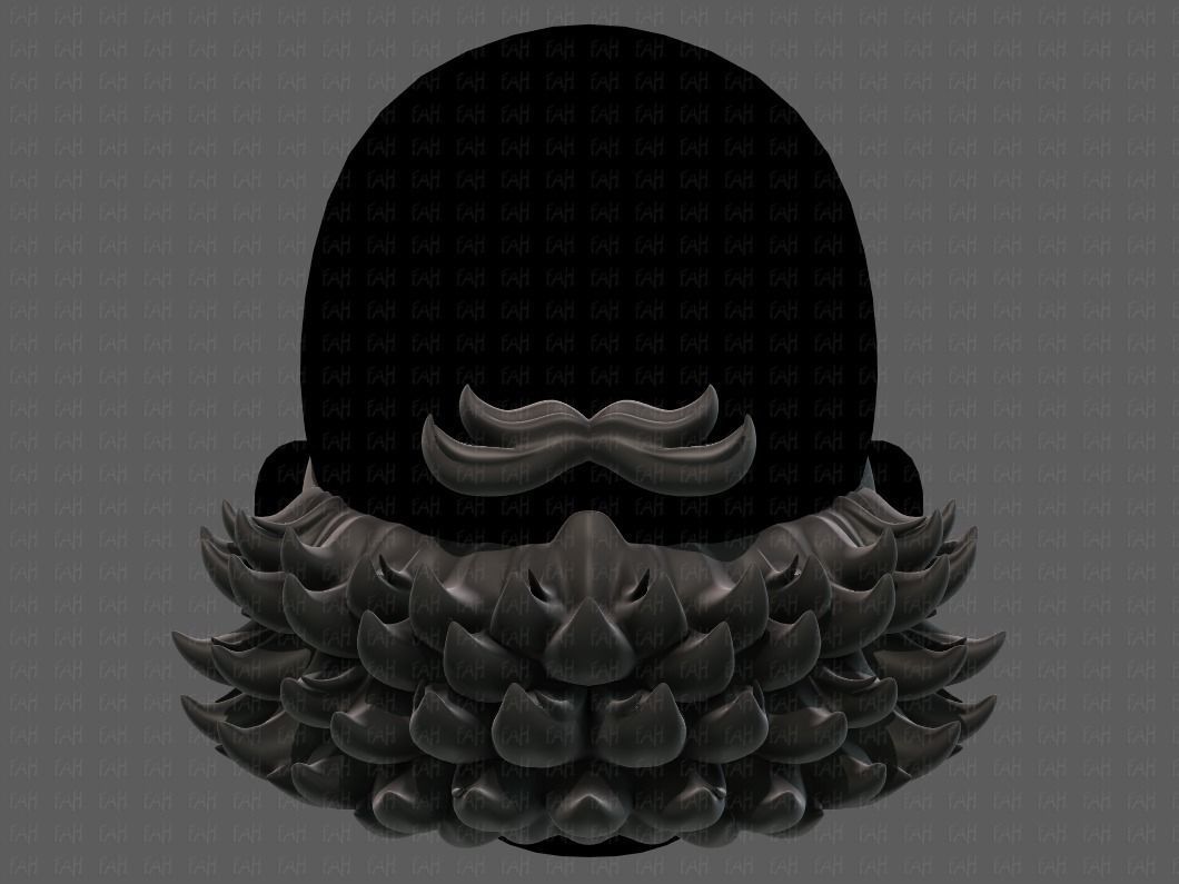 Beard V44 3D model | CGTrader