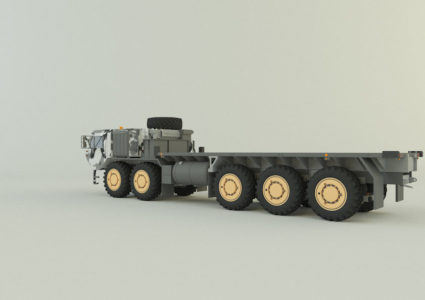 Hemtt A4 Military Container Truck 3D model | CGTrader